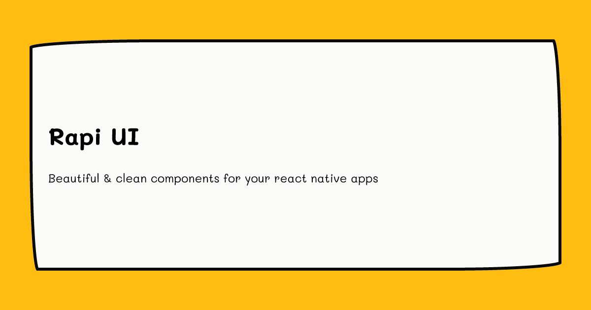 Rapi UI